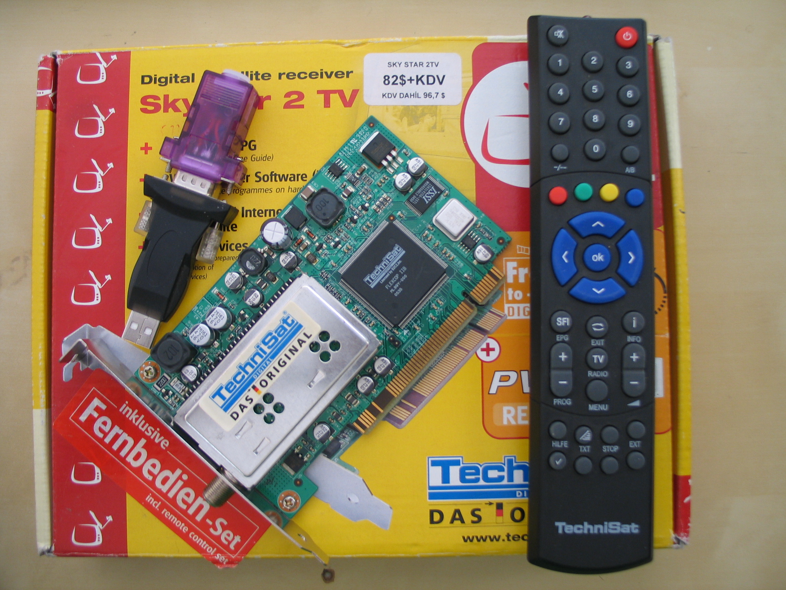 SKYSTAR 2 PCI DIJITAL TechniSat 2.6d TV KARTI + Serial to USB Dönüştürücü | DonanımHaber Forum