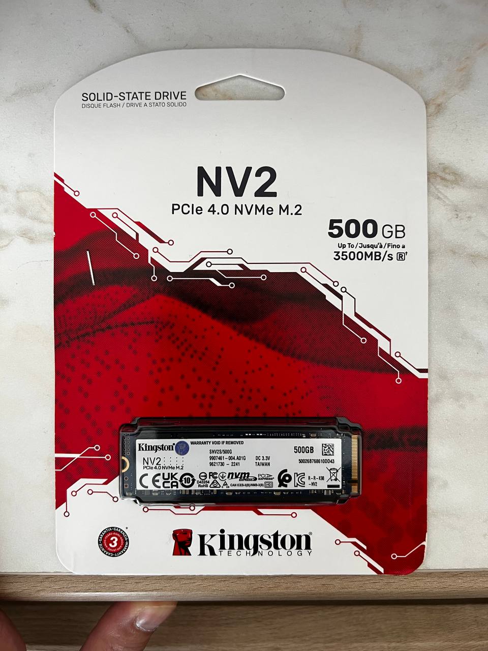Kingston 500GB M.2 22x80mm PCIe 4.0 NVMe SSD SNV2S/500G | DonanımHaber ...