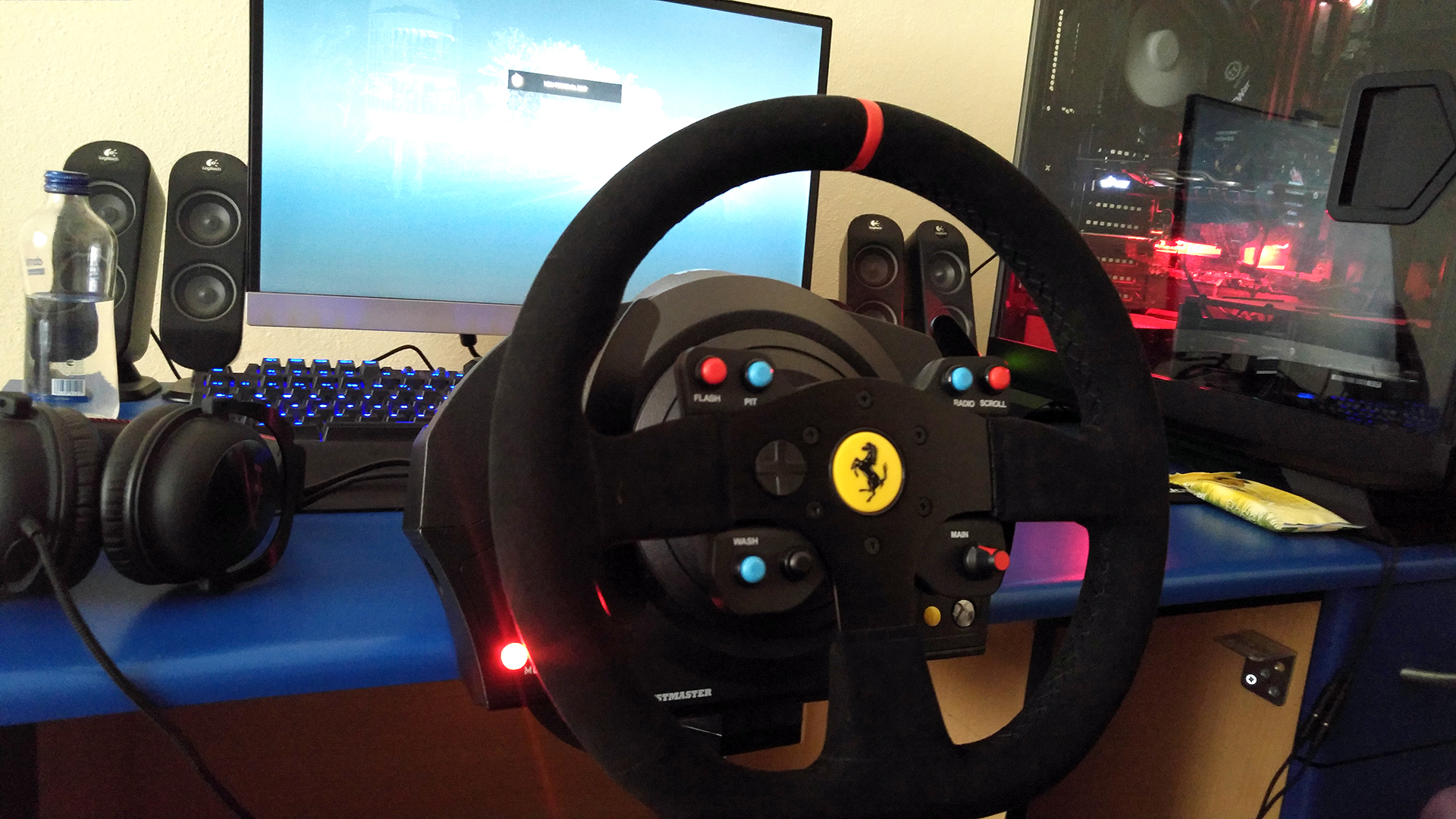 THRUSTMASTER TX Racing Wheel Leather Edition + Alcantara Edition Set ...