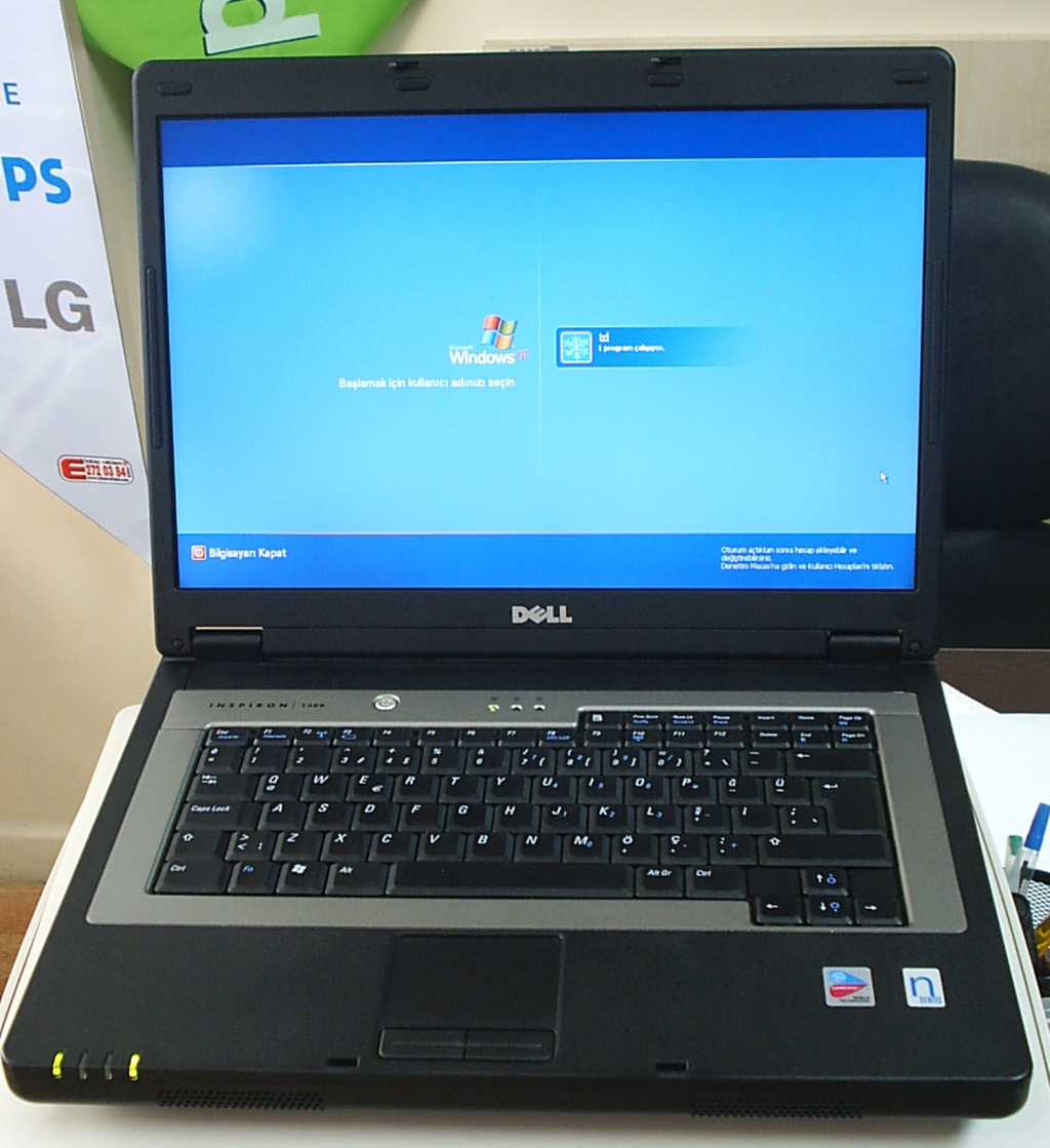 tertemiz DELL İnspiron 1300 Centrino 1.7GHZ laptop...şok fiyat ...